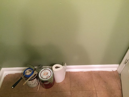 Sage Green Powder Room