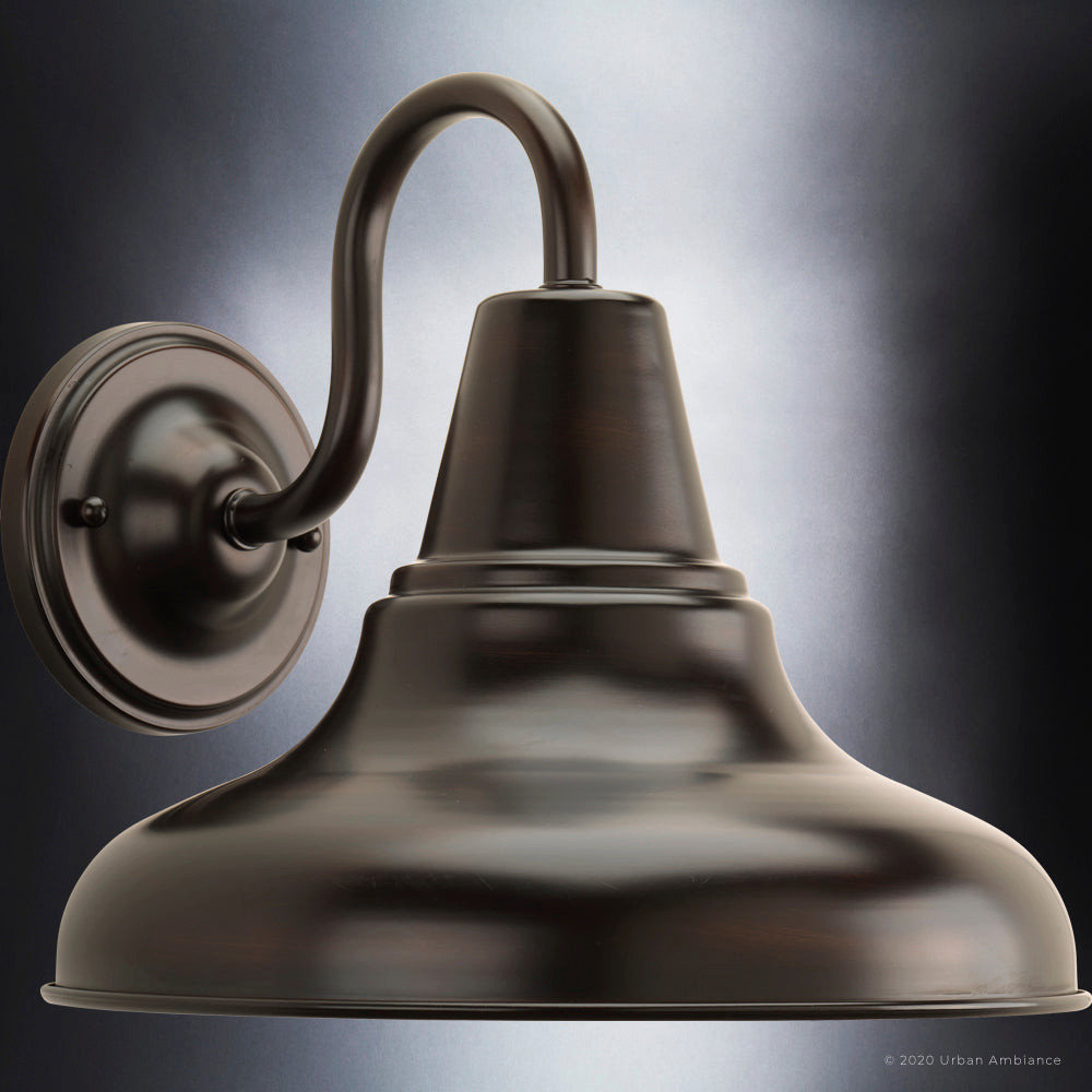 Luxury Industrial Wall Sconce, Olde Bronze - Farmhouse - Outdoor Wall ...