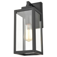 Atless Collection 1 Light 5" Powder Coat Black Outdoor - Transitional ...