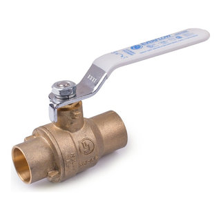 Full Port Ball Valve 1" Sweat - Lead Free, 1" - Transitional - Hardware ...