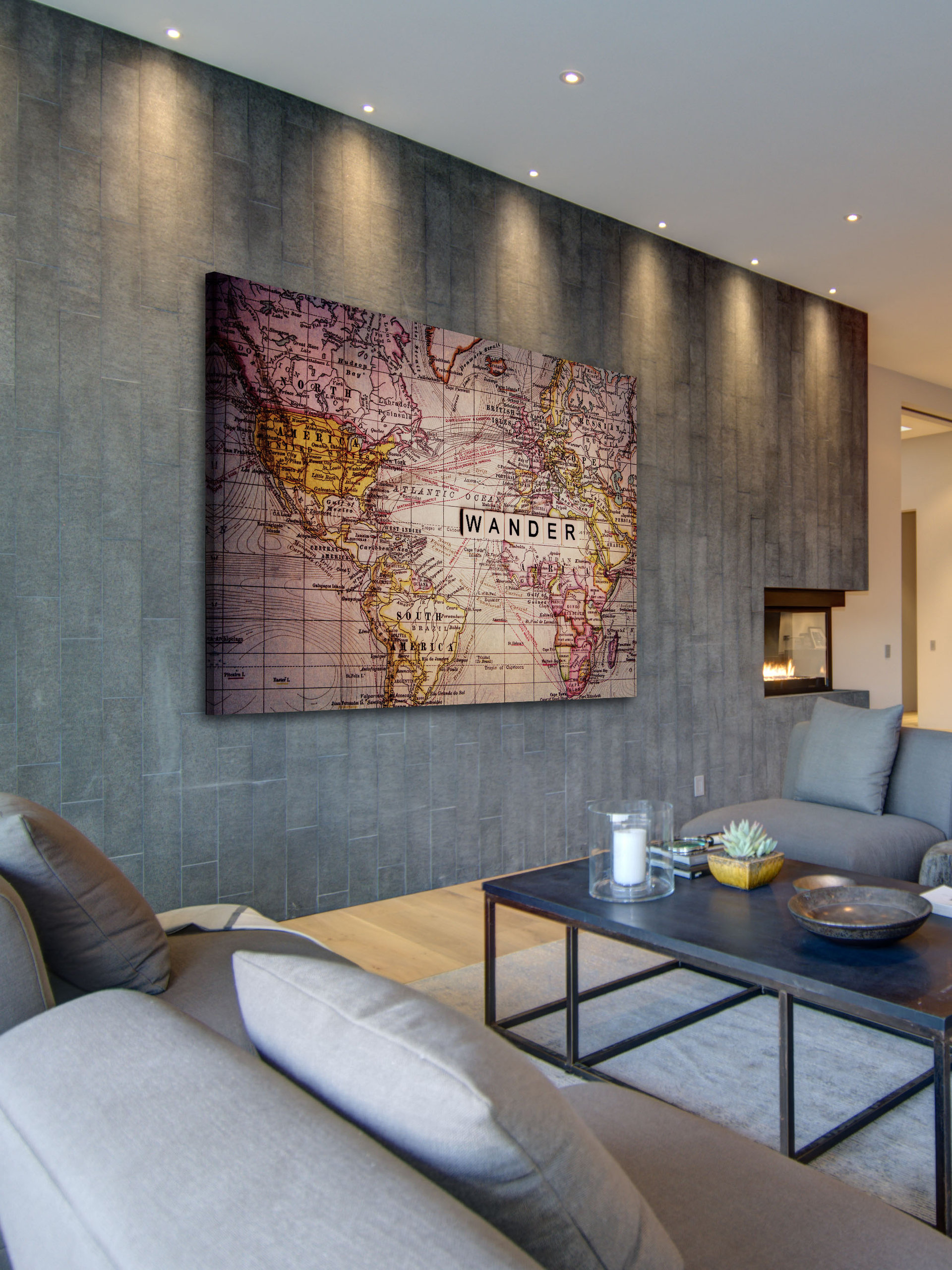 "Wander" Print on Canvas by Sylvia Cook, 24x16 - Contemporary - Prints ...