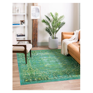 Unique Loom Renaissance Roma Area Rug, 7' 3 x 7' 3 Square ...