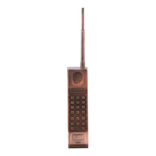 Retro Cell Phone Table Top Dcor Bronze - Brown - Midcentury ...