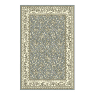 Legacy Light Blue and Ivory Rug, 7'10"x10'10" - Traditional - Area Rugs ...
