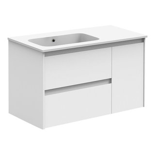 Ambra 90 Complete Vanity Unit - Modern - Bathroom Vanities And Sink ...