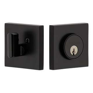 Quadrato Rosette Single Cylinder Deadbolt, 2.75" - Transitional - Door ...