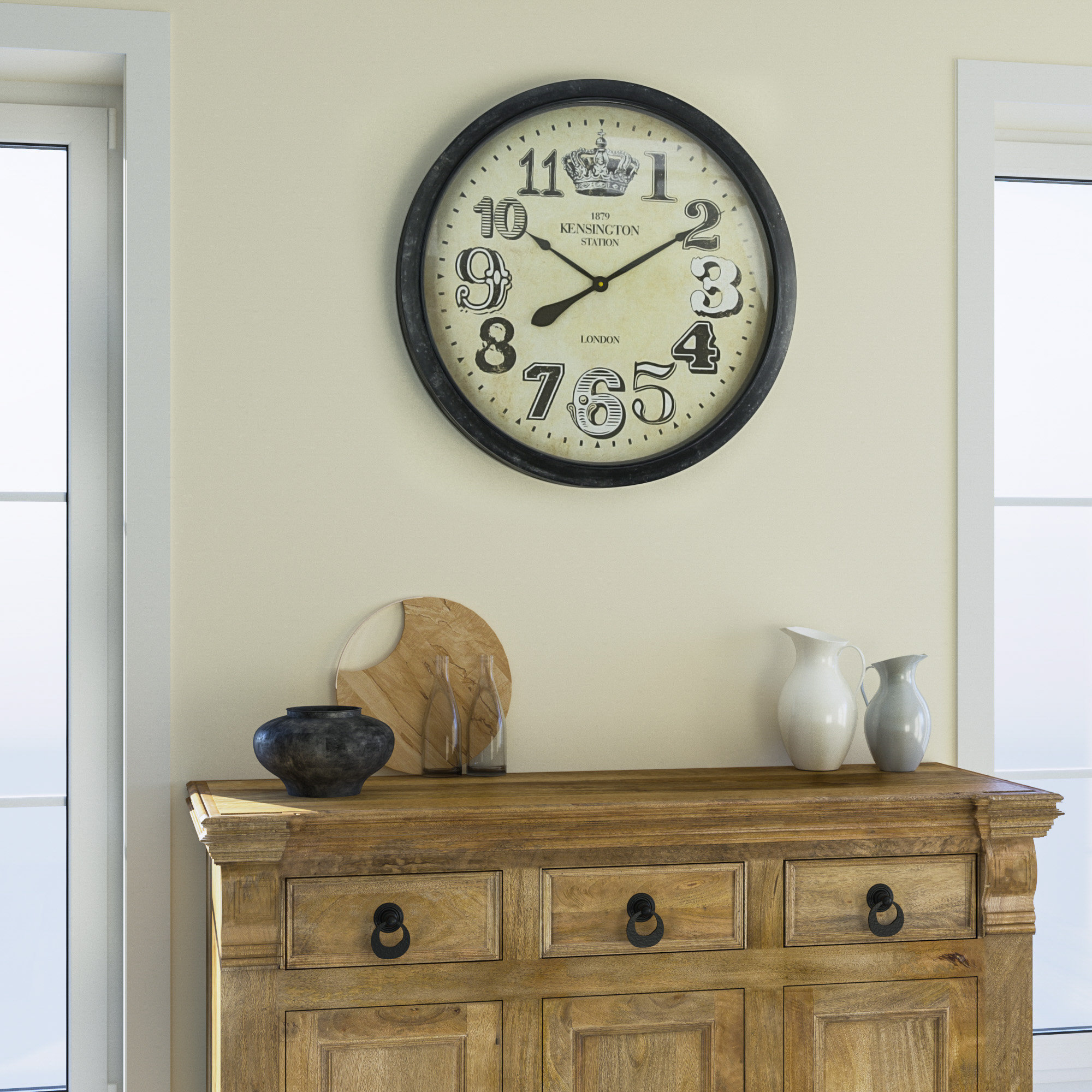 Yosemite Home Decor Royally Crowned Wall Clock, CL19601237 ...