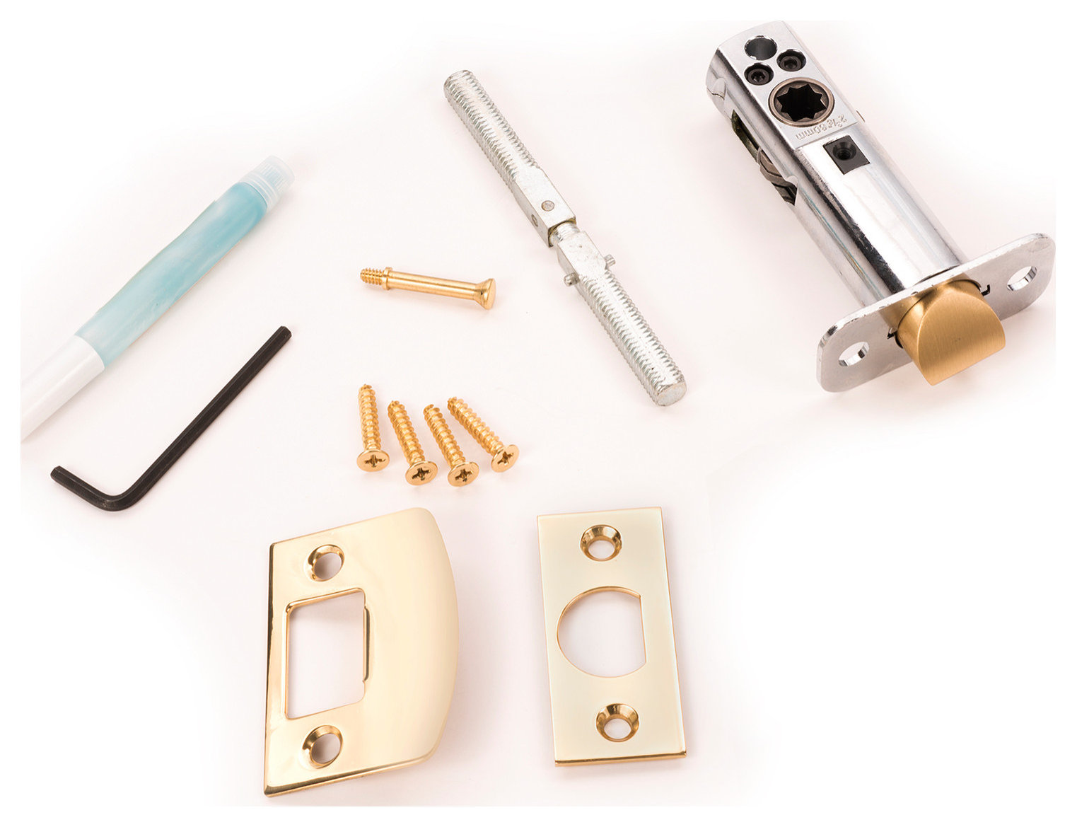 Apollo Door Set 3 5/8" X 14 3/4" - Victorian - Doorknobs - by BRASS ...