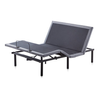 Modern Adjustable Bed With Wireless Remote and USB Charging Ports, Twin ...