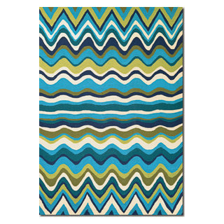Couristan Beachfront Cannon Beach Rug Rug, 3'6"x5'6" - Contemporary ...