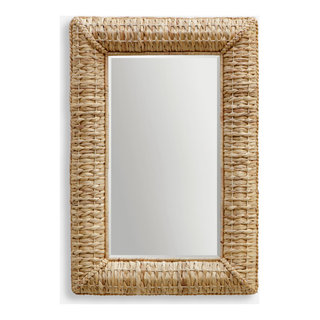 Uttermost Twisted Seagrass Rectangle Mirror, 2.5x36x24 - Beach Style ...