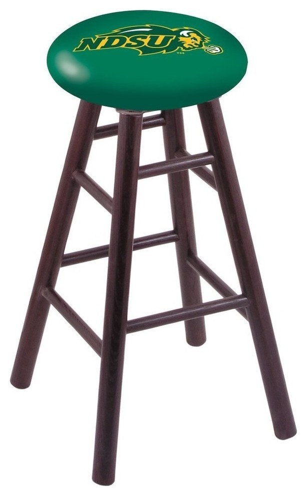 North Dakota State Bar Stool, Dark Cherry/Green - Contemporary - Bar ...