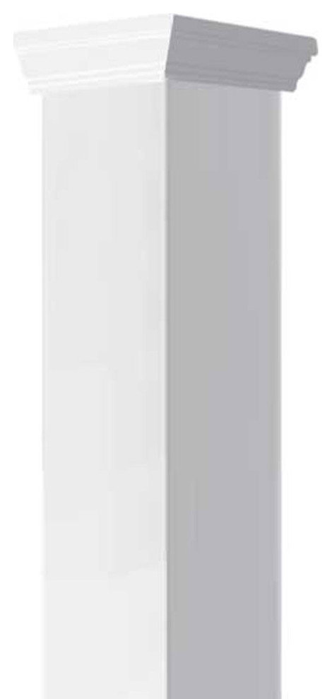 Endura-Craft Craftsman Classic, Square Non-Tapered, Smooth Column, 6 ...