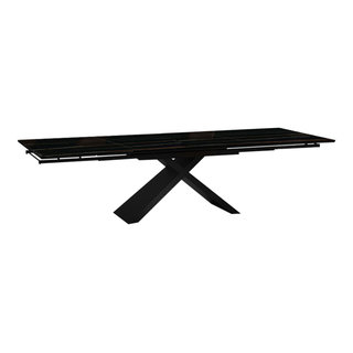 Fargo Extendable Table Black - Transitional - Dining Tables - by ...