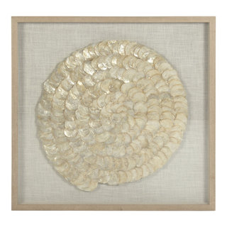 Abstract Shell Art - Contemporary - Wall Accents - by Hudson Home Decor ...