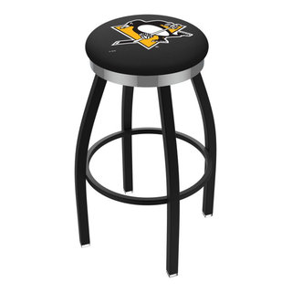 Holland L8B2C Pittsburgh Penguins 36" Swivel Bar Stool - Black/Chrome ...
