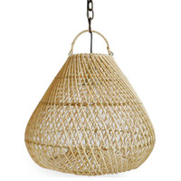 Rattan Donut Drop Lantern - Tropical - Pendant Lighting - by Design Mix ...