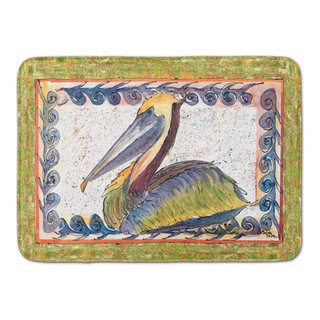 Pelican Machine Washable Memory Foam Mat - Beach Style - Kitchen Mats ...