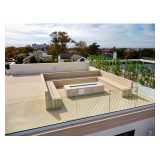 Atlantic Beach Coastal Deck and Rooftop Lounge - Beach Style - Deck ...