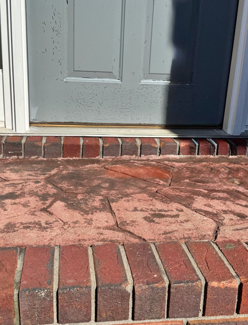 Need ides for front door stoop