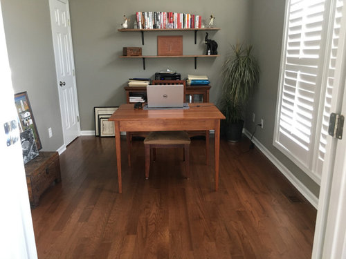 Is this desk too small for this room?