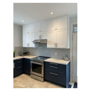 IKEA Kitchen - Axstad White and Axstad Blue - Kitchen - Toronto - by ...