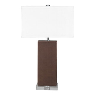 Penn Portable Lamp by Surya, White Shade - Transitional - Table Lamps ...