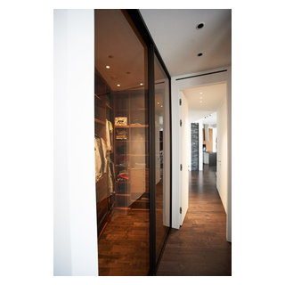 Раздвижные двери S1200 raumplus темная бронза для гардеробной ...