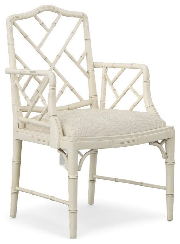 White Sawyer Arm Chair Set of 2 - Asian - Armchairs And Accent Chairs ...