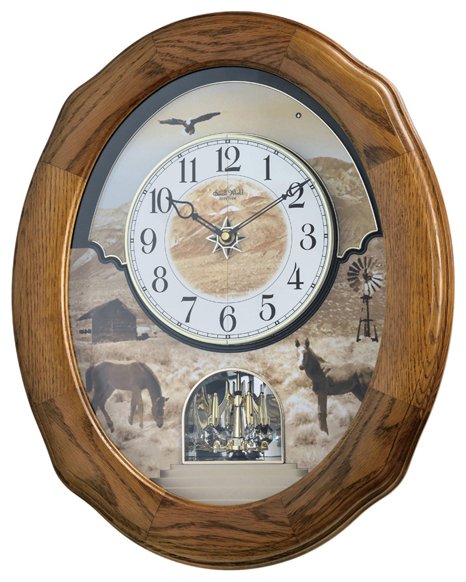Rhythm's Joyful Prairie Wall Clock - Traditional - Wall Clocks - by J ...