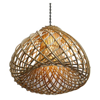 Rattan Java Drop Lantern Small - Tropical - Pendant Lighting - by ...