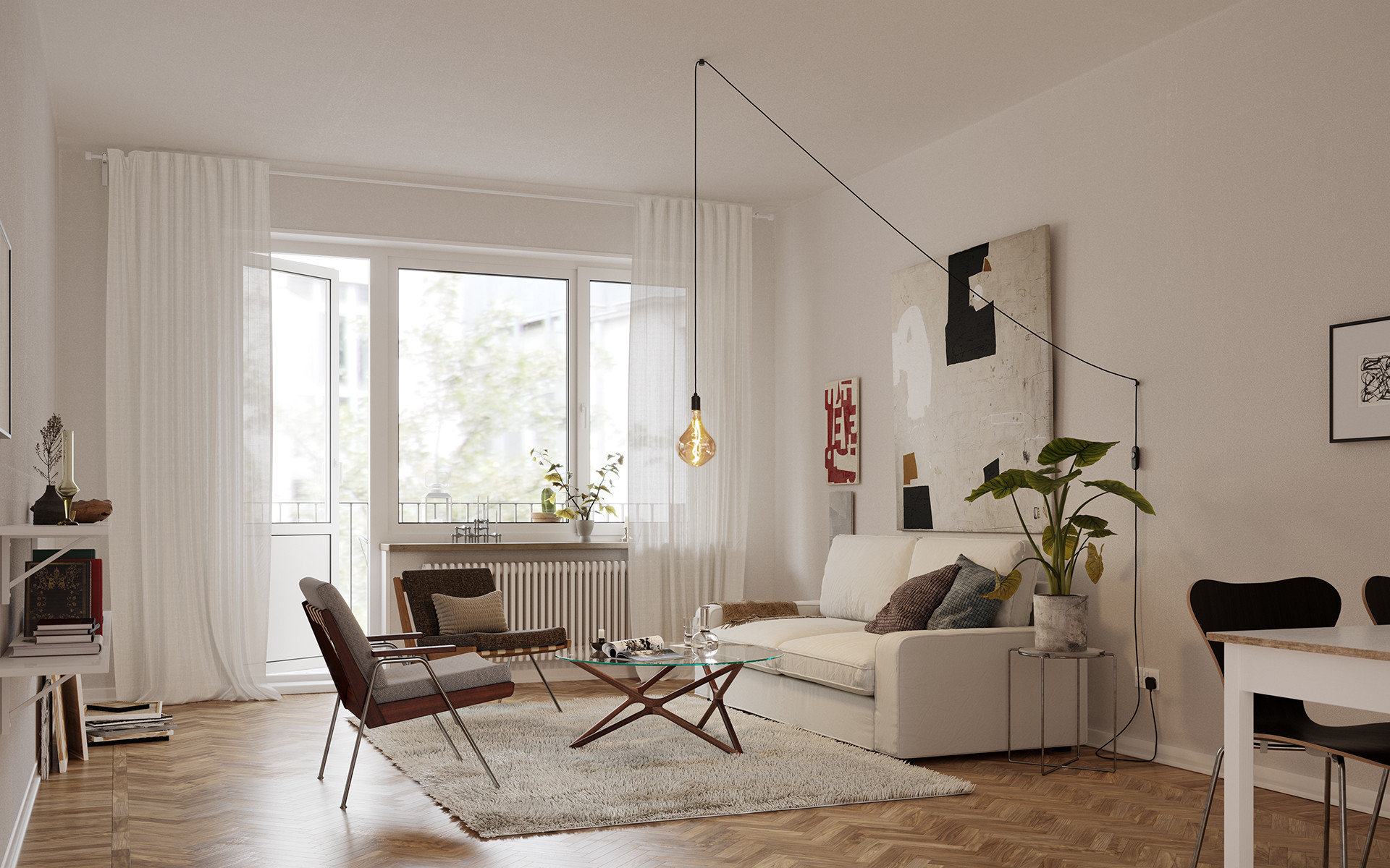 Graphite Plug & Play Pendant with Voronoi II US - Transitional ...