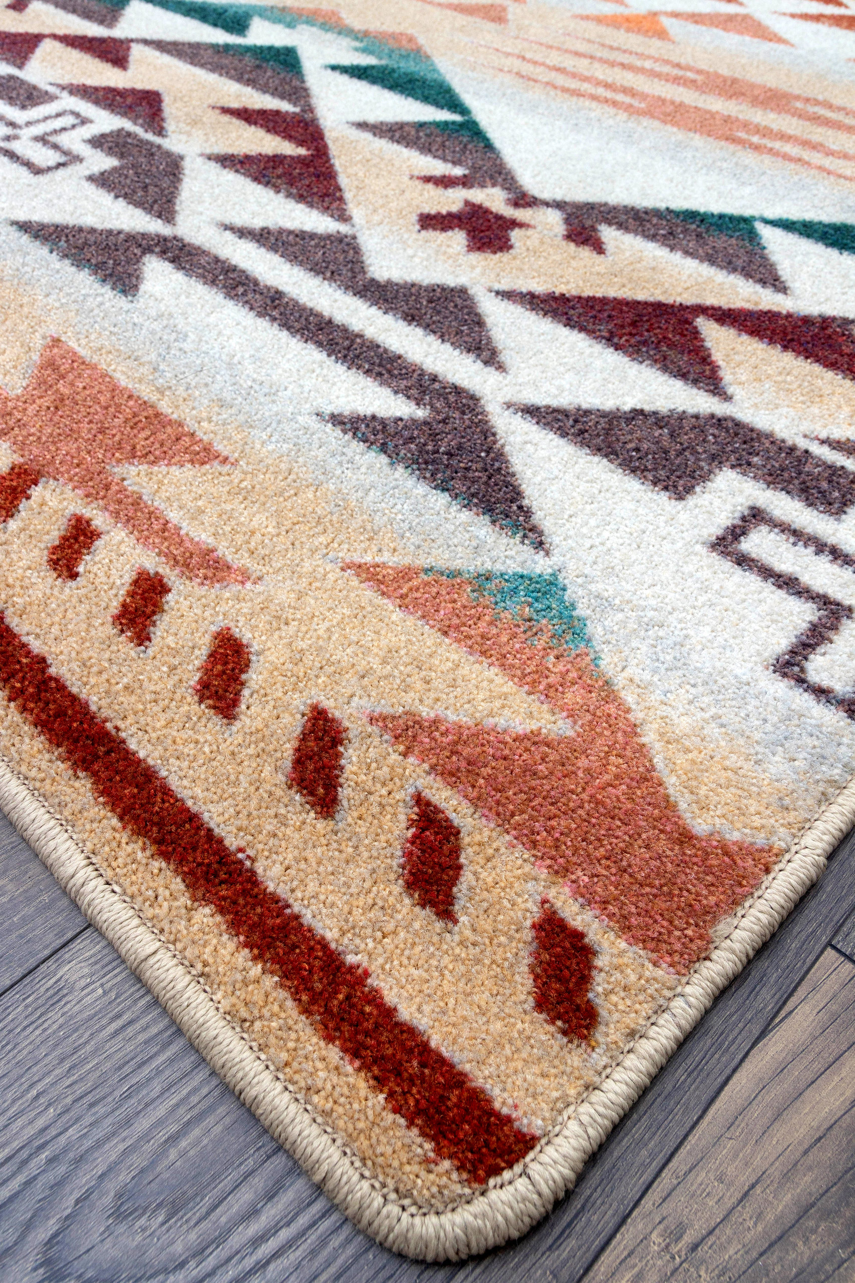 Rustic Cross Oka, Beige, 5'x8', 5'x8' - Southwestern - Area Rugs - by ...