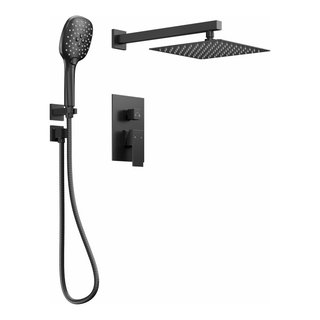 Pressure Balance 10" Rainfall Shower System with 3-Functions Hand ...