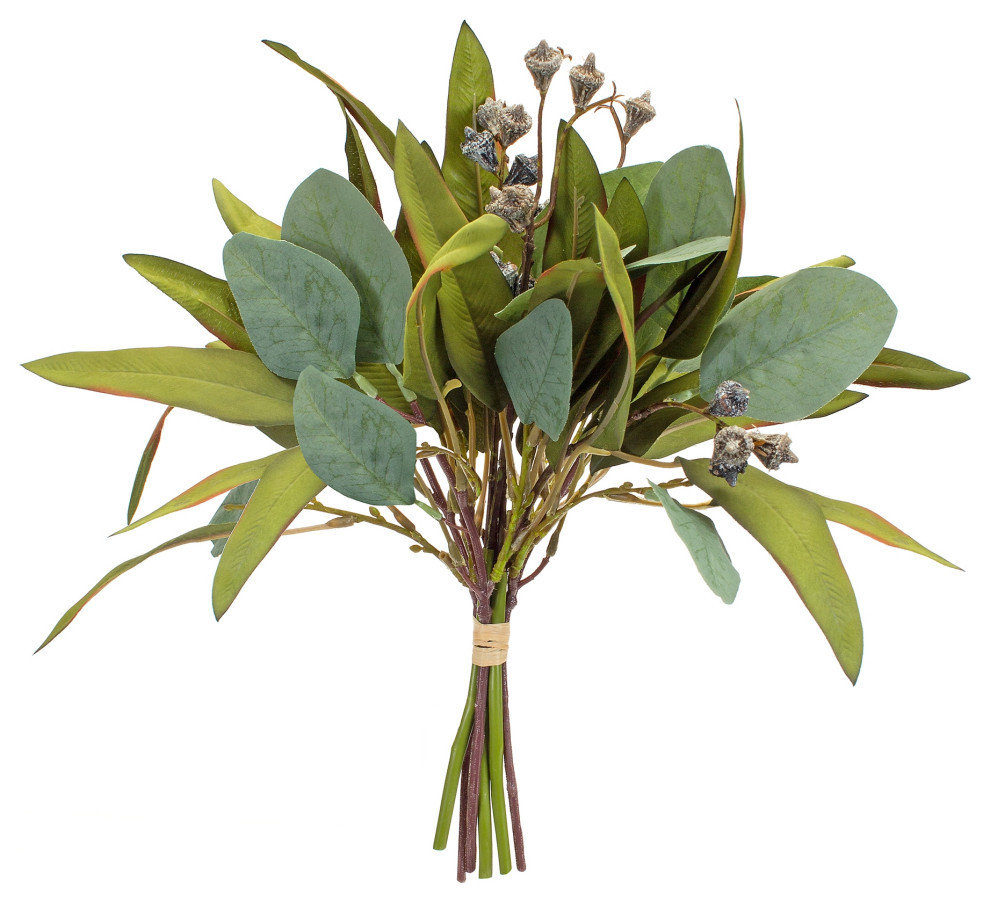 Foliage Bundle, 6-Piece Set - Traditional - Artificial Flower ...