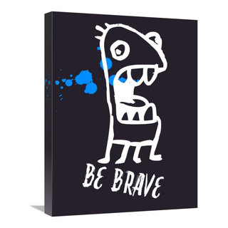 "Be Brave Poster 2" Fine Art Print, 18" x 24" - Modern - Prints And ...