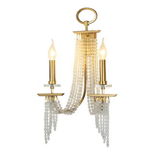 Pamplona | Luxury Contemporary LED Crystal Chandelier, 2 Heads ...