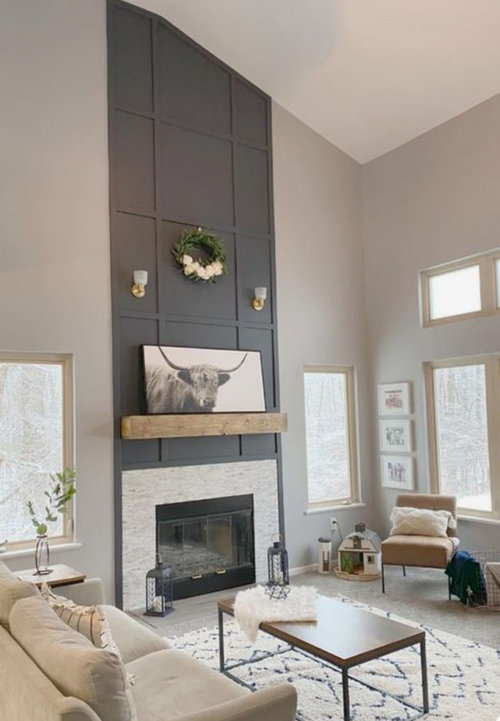 Masonite or MDF on textured walls