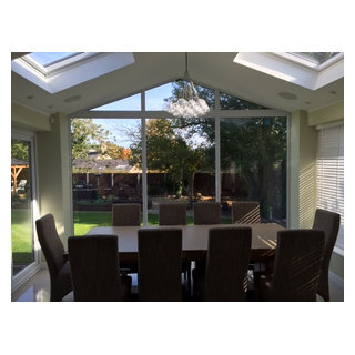 Vaulted Apex Window & Bi-Folding Doors - Manchester - by Curtains By ...
