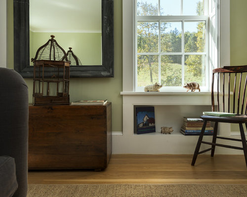 Long Short Shelves Under Windows