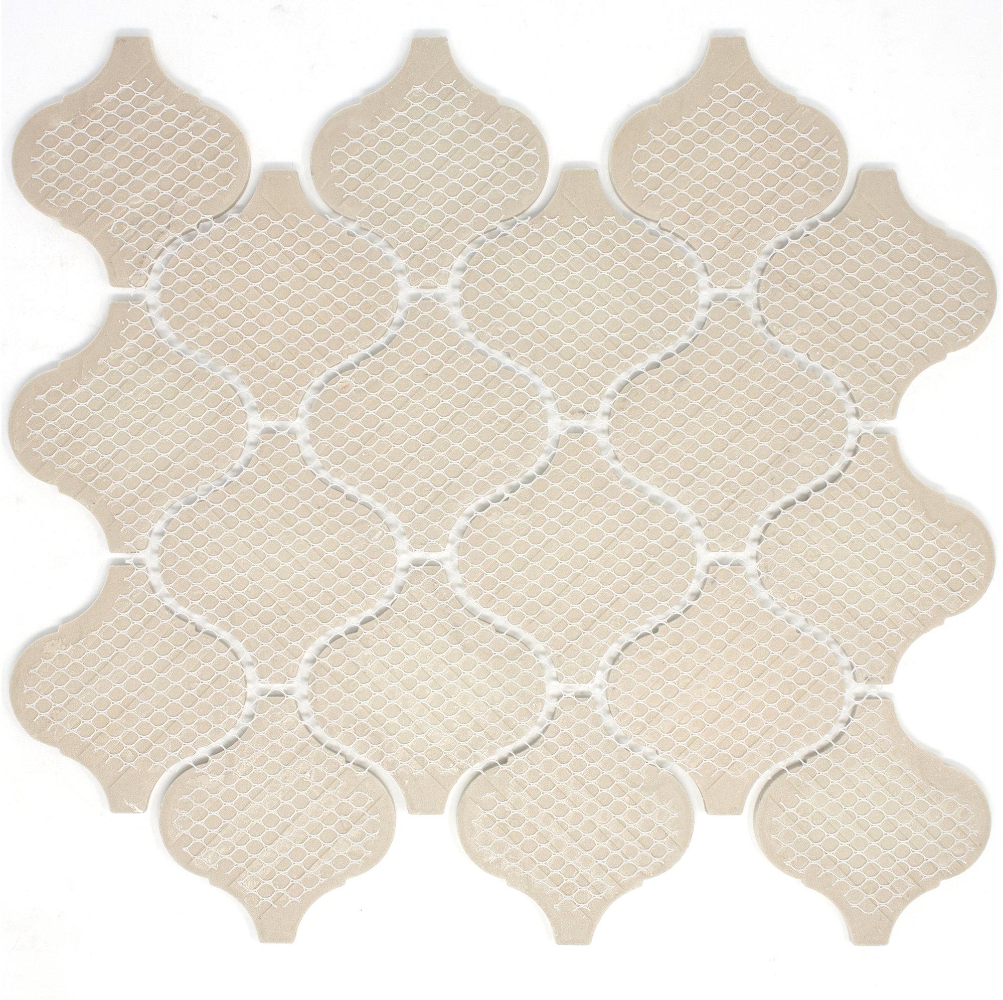 11"x9.5" Kenzie Porcelain Mosaic Tile Sheet, Chocolate - Mediterranean ...