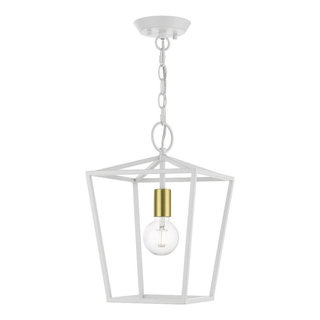 1 Light Pendant In Transitional Style-15.75 Inches Tall and 10 Inches ...