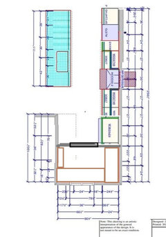 Help with kitchen layout...and cabinet colours... | Houzz Forum