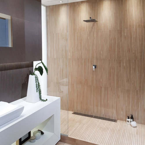 Shower ideas Kenridge Ribbon Maple 24x48 Mat
