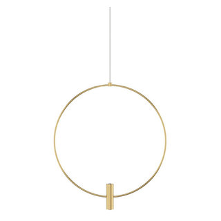 Tech Mini Layla 18" Pendant, Natural Brass, Monopoint - 700MPLAY18NB ...