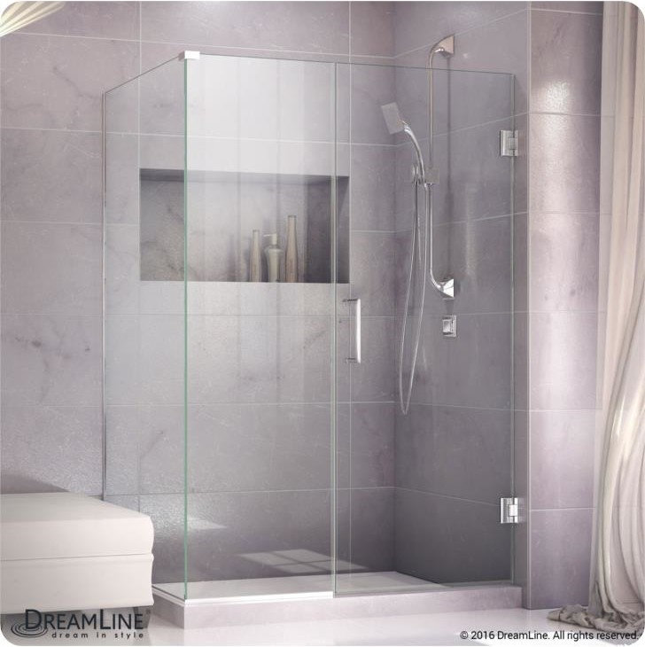 DreamLine 45" to 52"x30 3/8" 34" 72" Hinged Shower Enclosure ...