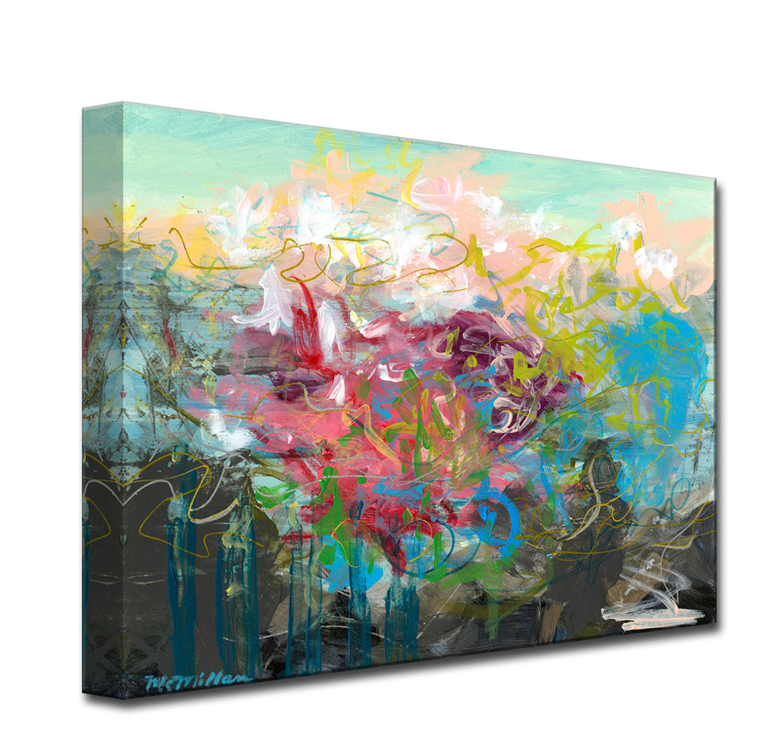 Day of Excitement' Canvas by Leslie Owens, 16"x12" - Contemporary ...