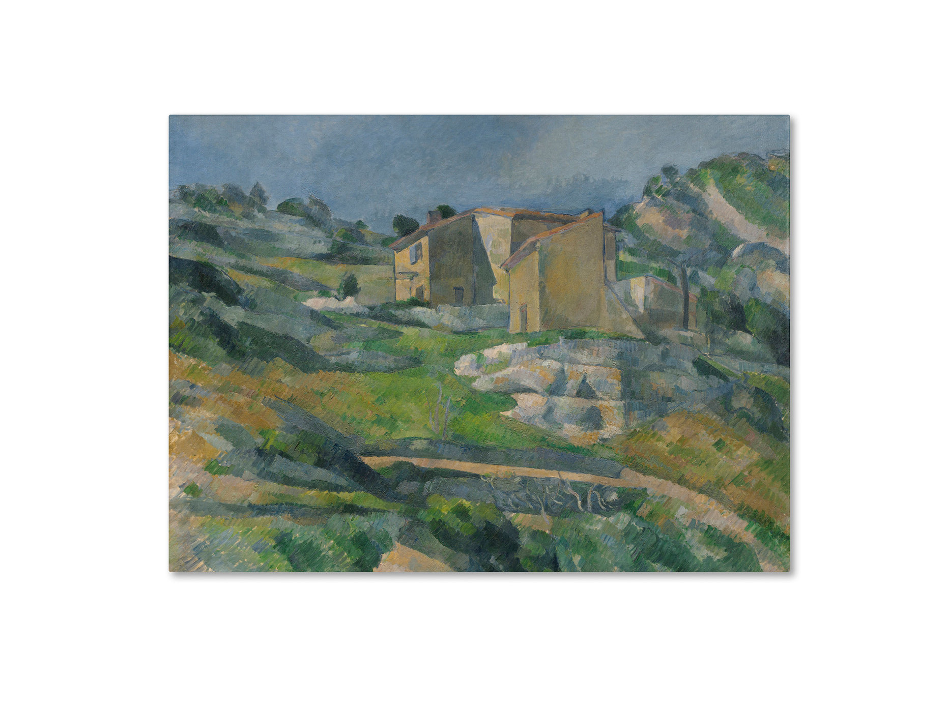 'Houses In the Provence, 1833' Canvas Art by Paul Cezanne, 18" x 24 ...