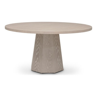 Ambrosia Round Dining Table Putty Gray - Transitional - Dining Tables ...