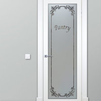 Pantry Door - Lenora - Primed - 28" x 80" - Book/Slab Door, 24" (2/0) x ...